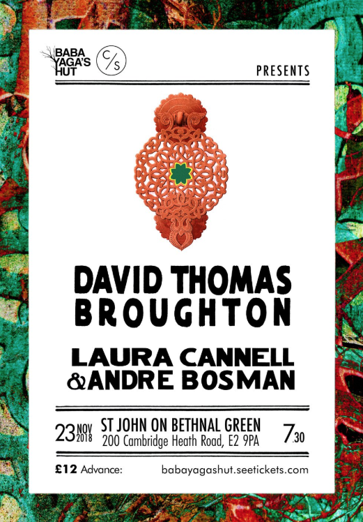 23/11/18 Laura Cannell & André Bosman Violin Duo – London Show | LAURA ...